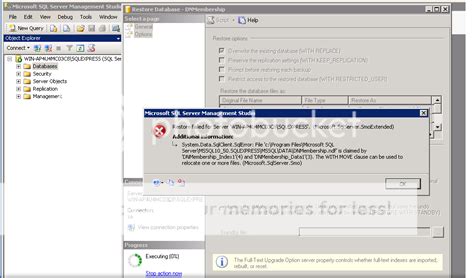 Need Little Help About Database Restoration It Goes Like This Ragezone Mmo Development Forums