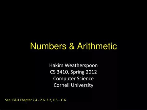 PPT Numbers Arithmetic PowerPoint Presentation Free Download ID 2023161