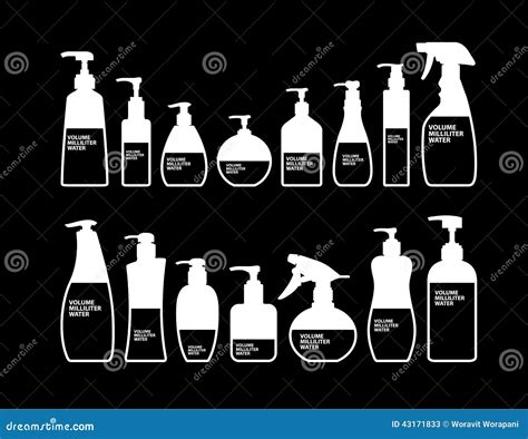 Cosmetics Bottle Packaging Vector Stock Vector Illustration Of Body