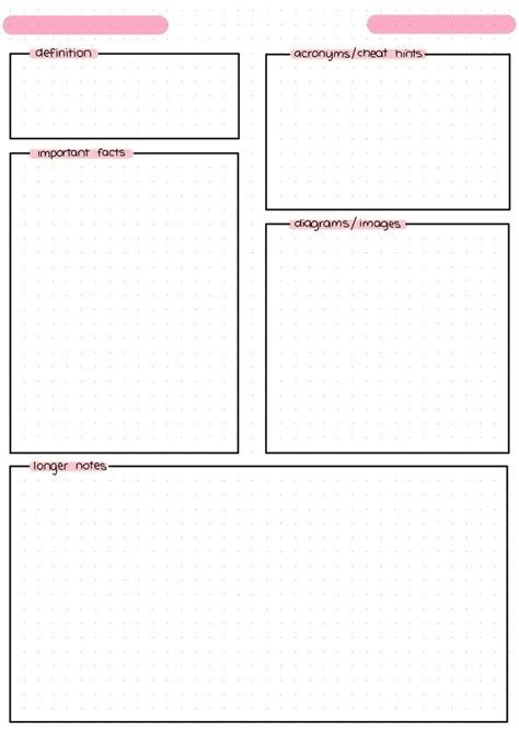 Disease Template In Pink For Goodnotes5 Artofit