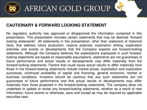 Ppt Cautionary And Forward Looking Statement Powerpoint Presentation