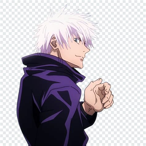 Gojo Satoru Anime Boy Cartoon Png Transparent Clipart Off