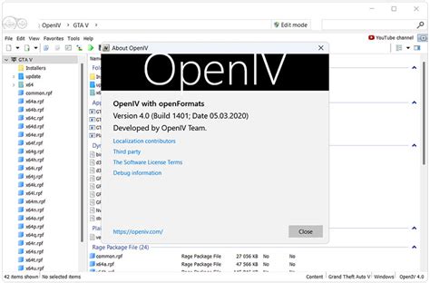 Openiv V41 Build 1502 Offline Download For Gta 5 — Ua