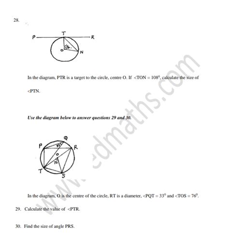 Ss2 Year 11 Maths Tutorial Questions 3 Edmaths