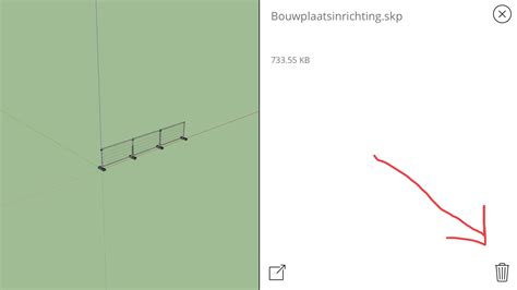 remove file from the viewer app android sketchup community