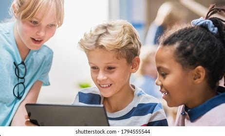 Two Girls Computer Science Class Stock Photos Images Photography Shutterstock