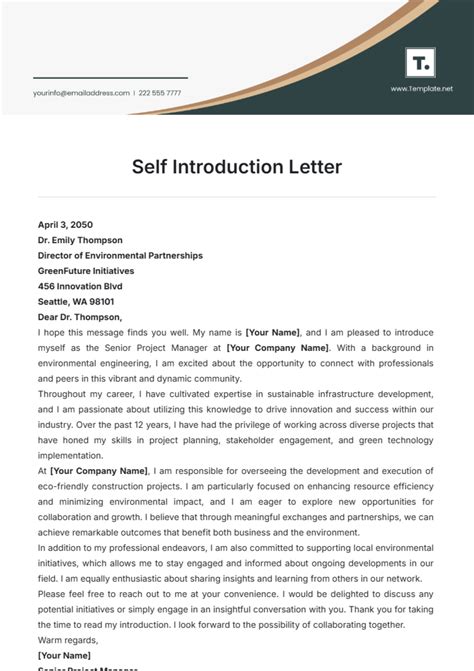 Self Introduction Speech Outline Templates
