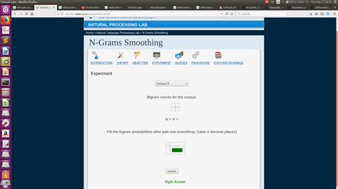 N Grams Smoothingexperiment · Issue 163 · Virtual Labs Archivenatural Language Processing