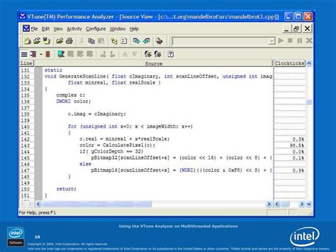 Ppt Using The Vtune Analyzer On Multithreaded Applications Powerpoint Presentation Id3290750