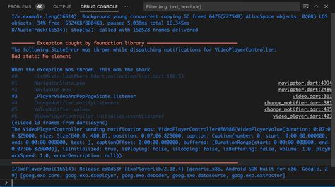 [video player] unremoved listener causes the example app to crash