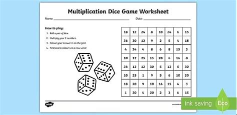 marvellous multiplication board games twinkl