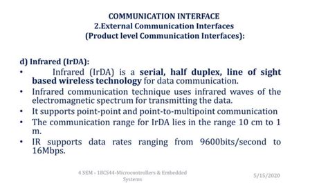 communication interface of the embedded systems ppt operating systems computer software