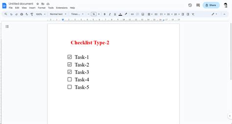 How To Insert Checkbox In Google Docs Quickest Method
