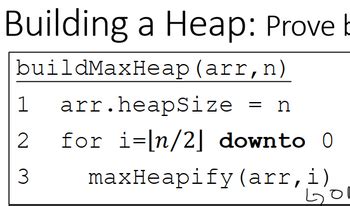 Answered You Will Create A Simple Heap Data Structure With Several Methods Including MaxHeapify