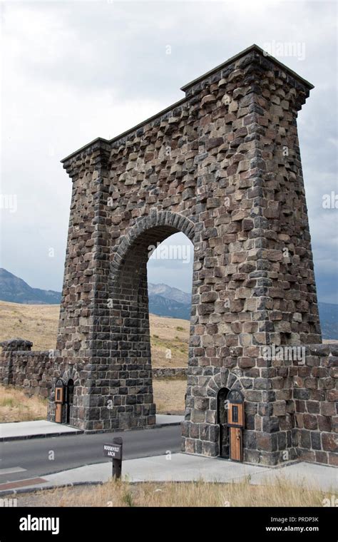 The Roosevelt Arch Is A Rustic Arch At The North Entrance To