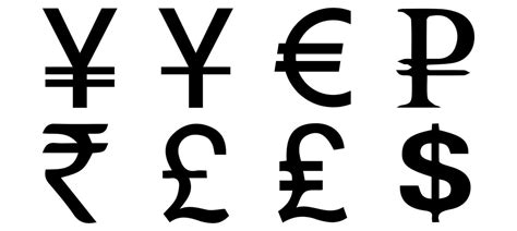 Currency Symbols Vector