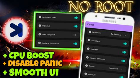 Kernal Tweak For Gaming And Performance No Root Kitana Tweaks No Root Modded YouTube