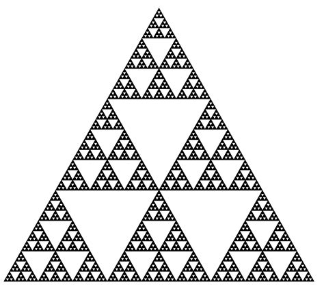 Fractals Creating An Altered Form Of Sierpinski Gasket In Tikz Tex