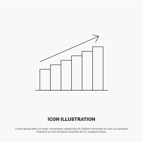 Analysis Chart Analytics Business Graph Market Statistics Line Icon Vector 18026586 Vector Art
