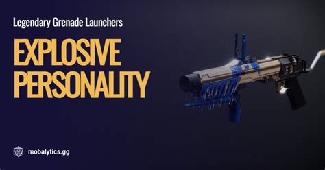 Explosive Personality God Roll For Pve And Pvp Stats And Possible Rolls Mobalytics