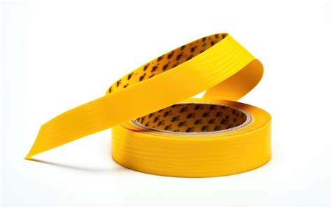 Premium Photo Construction Tape On White Background