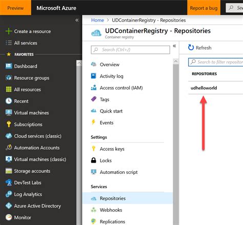 Running Universal Dashboard Docker Container In Azure Web Apps For