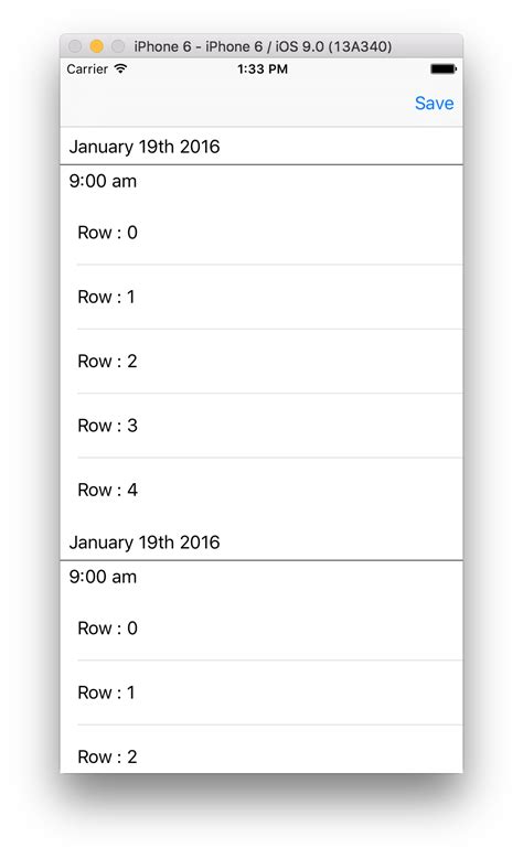 Ios Uitableview Nested Header Sections Stack Overflow
