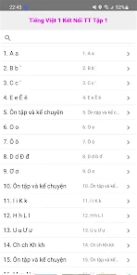 tieng viet 1 ket noi tap 1 para android descargar