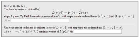 solved the linear operator l defined by l p x p 0 2