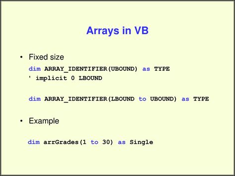 Ppt Arrays Types And Conversions Powerpoint Presentation Free Download Id 4006612