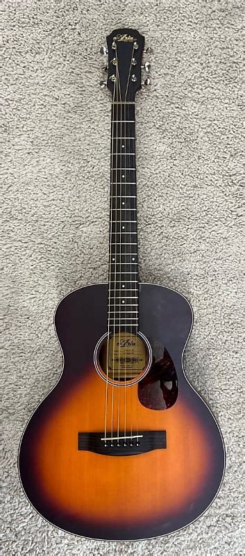 Aria Model Lil Aria Mini Acoustic Guitar Sapele Top Reverb