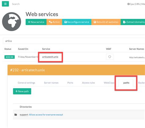reverse proxy paths artica wiki
