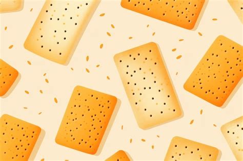 Crackers Backgrounds Cracker Bread Premium Ai Generated Image