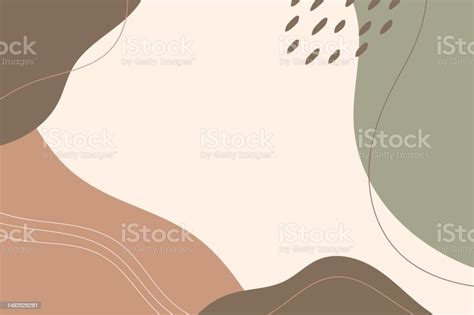 추상적 인 배경 손으로 다양한 모양과 낙서 물체를 그립니다 트렌디 한 현대 현대 벡터 일러스트레이션 모든 배경이 격리되어