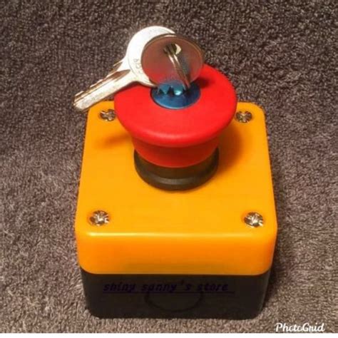 Jual Emergency Push Button With Key Head 40mm Box Push Button 1 Hole Jakarta Pusat TEHNIK