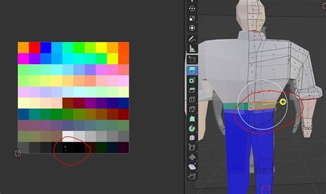 getting a weird colour on only the bottom row of the uv editor ask gamedev tv