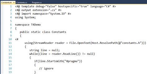 Text Templates In Microsoft Visual Studio Codeguru