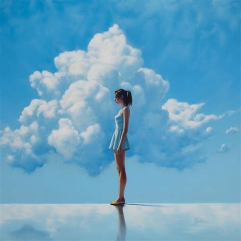 Premium Ai Image A Painting Of A Woman In A Blue Dress Standing In