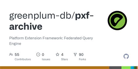 Github Greenplum Dbpxf Archive Platform Extension Framework