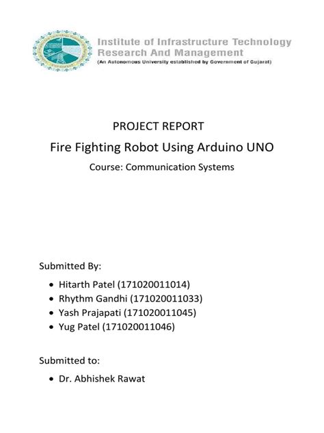 Fire Fighting Robot Using Arduino Uno Pdf Arduino Fires