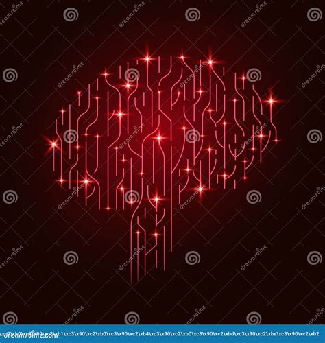 Big Data And Artificial Intelligence Concept Stock Vector Illustration Of Bubble Poster