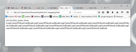 Css Force All Lines Html Content With Embedded Element To Fill