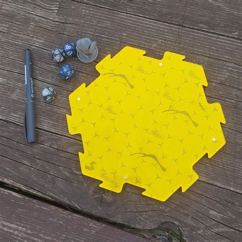 Hex Grid Map Tabletop Rpg Battle Map Hexagon Modular Tiles Laser Cut Files 3mm Dungeons And