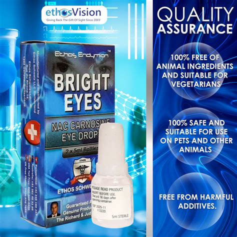 Ethos Bright Eyes Nac Carnosine Eye Drops Ethosvision