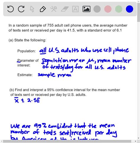 Solved The Numbers Of Text Messages Sent Each Day By A Random Sample Of