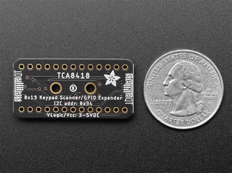 Adafruit Tca8418 Keypad Matrix And Gpio Expander Breakout Stemma Qt
