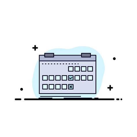 Calendar Date Event Release Schedule Flat Color Icon Vector 17963372 Vector Art At Vecteezy