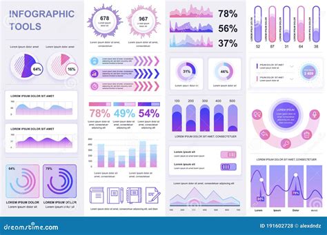 Bundle Infographic UI UX KIT Elements Stock Vector Illustration Of Icon Marketing