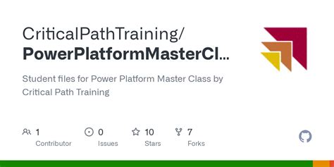 Powerplatformmasterclass Slides Pdf At Master Criticalpathtraining Powerplatformmasterclass