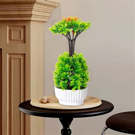 Artificial Green Plant Simulationrealistic Home Office Decor